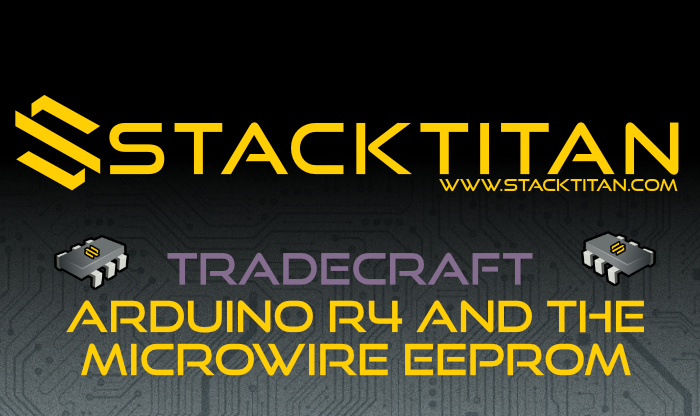Hardware-Hacking: Arduino R4 and a Microwire EEPROM